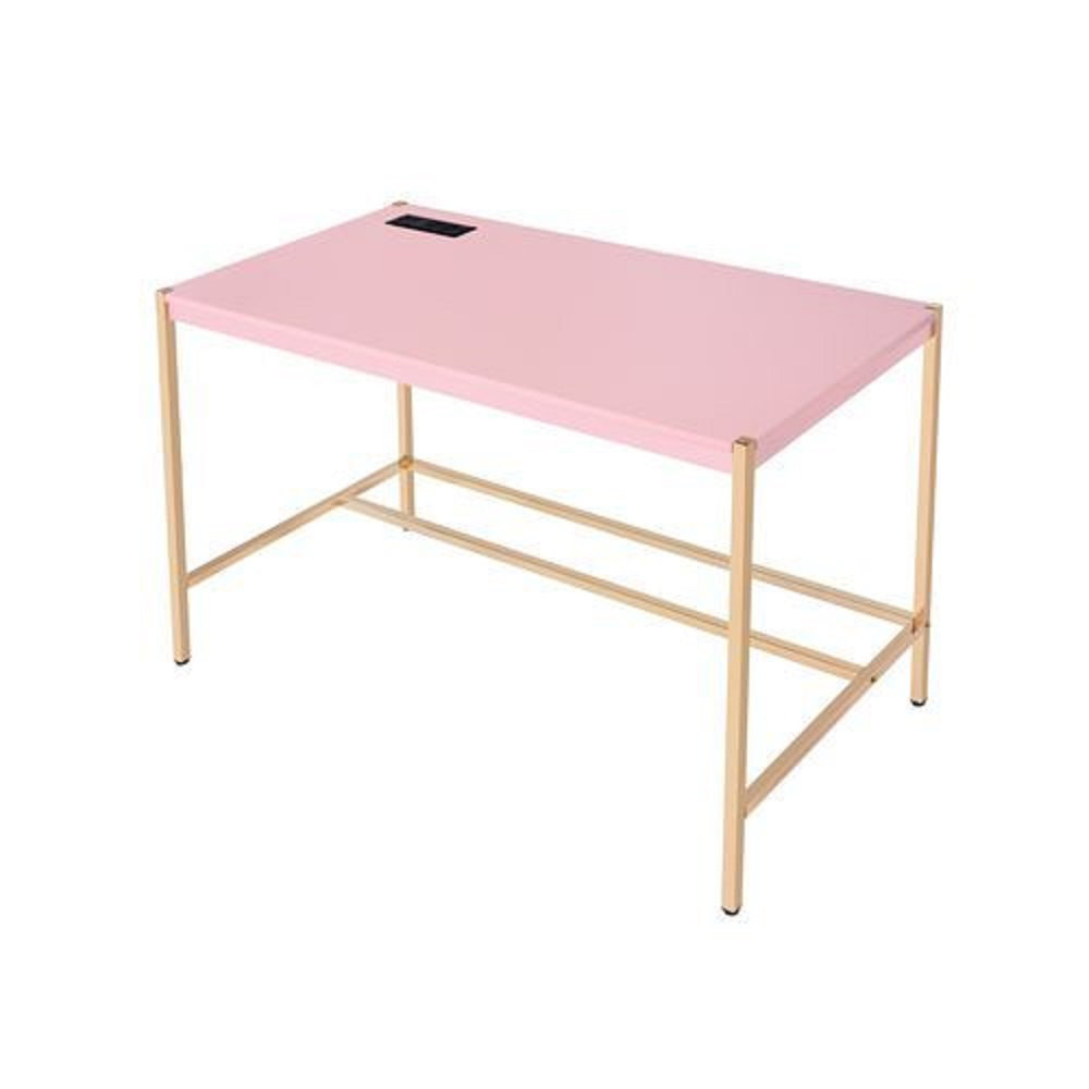 Mercer41 Jernell Metal Base Writing Desk | Wayfair