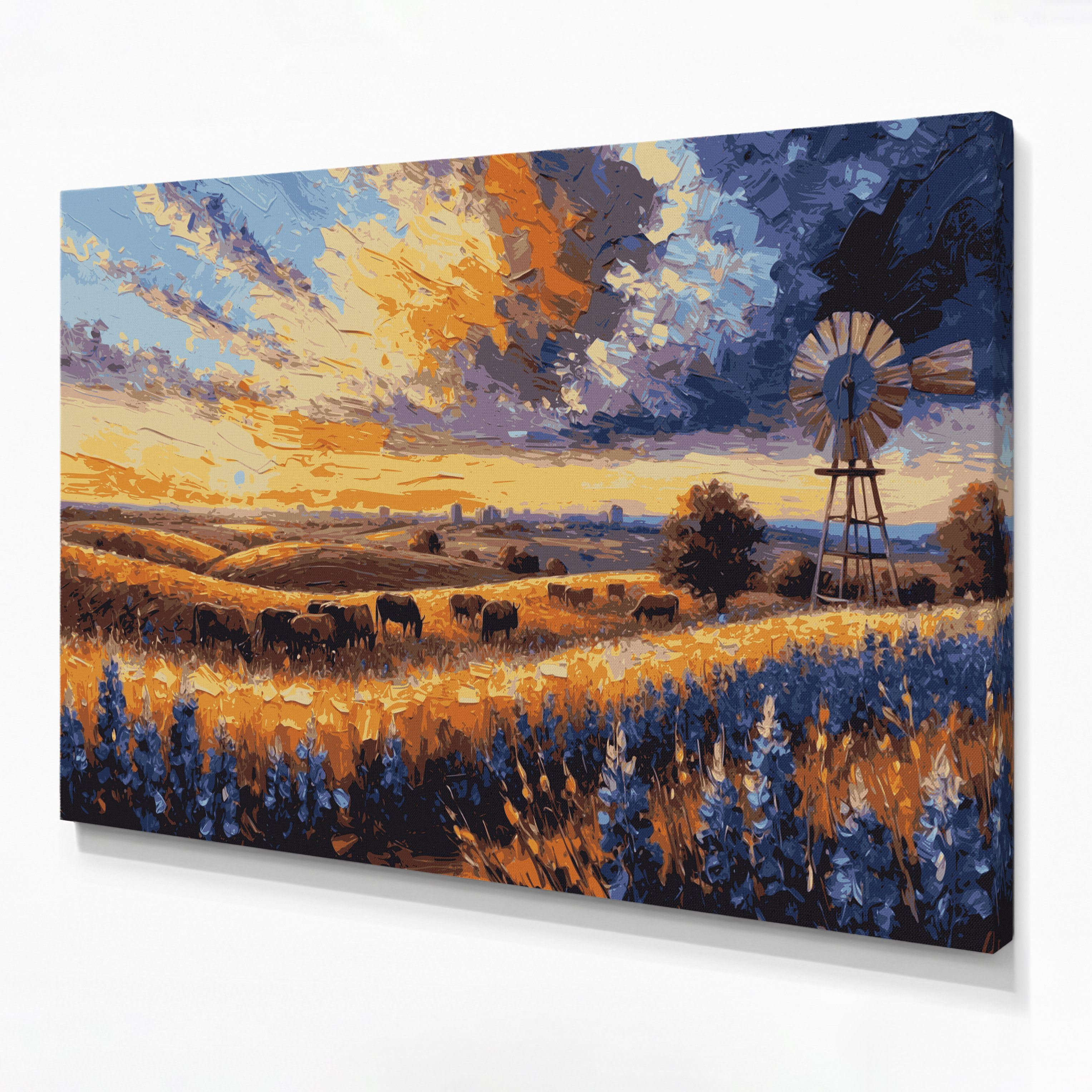 Union Rustic USA State Texas Brown Canvas Wall Art - Wayfair Canada