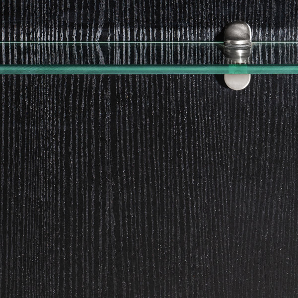 Inbox Zero Wall Mount Barber Station Modern Beveled with Shelf Accent ...