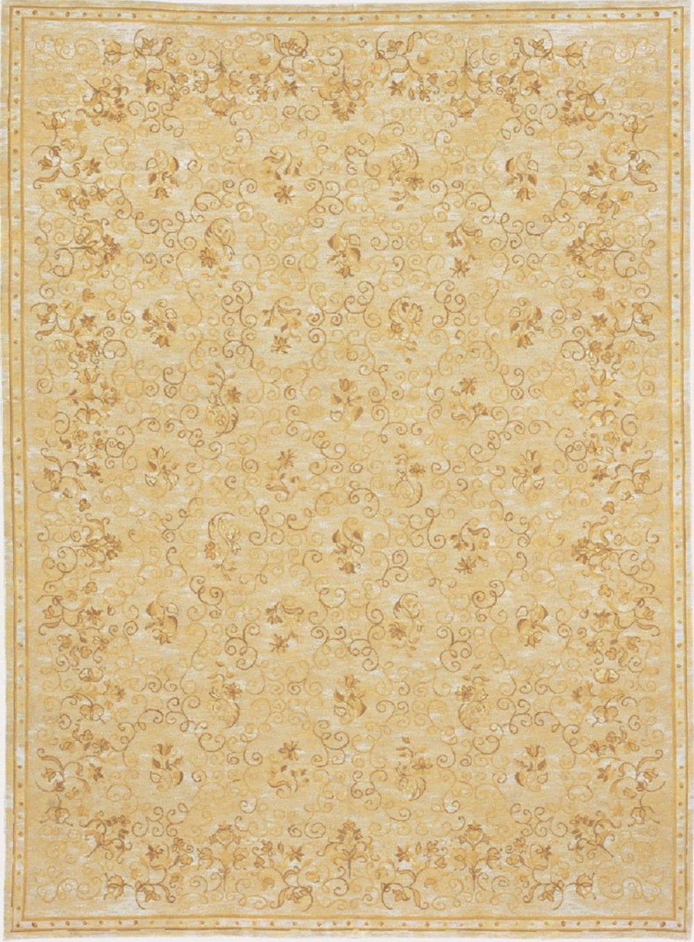 Bokara Rug Co., Inc. Hand-Knotted High-Quality Beige Area Rug | Wayfair