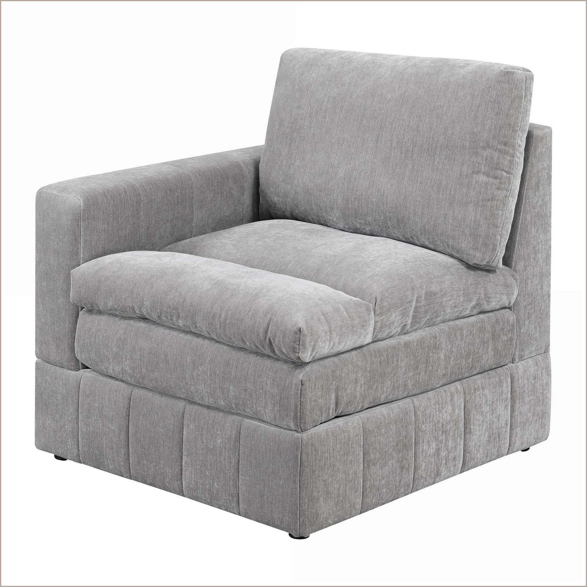 Latitude Run® Modular Sectional One-Arm Chair, Contemporary Suede-Like ...