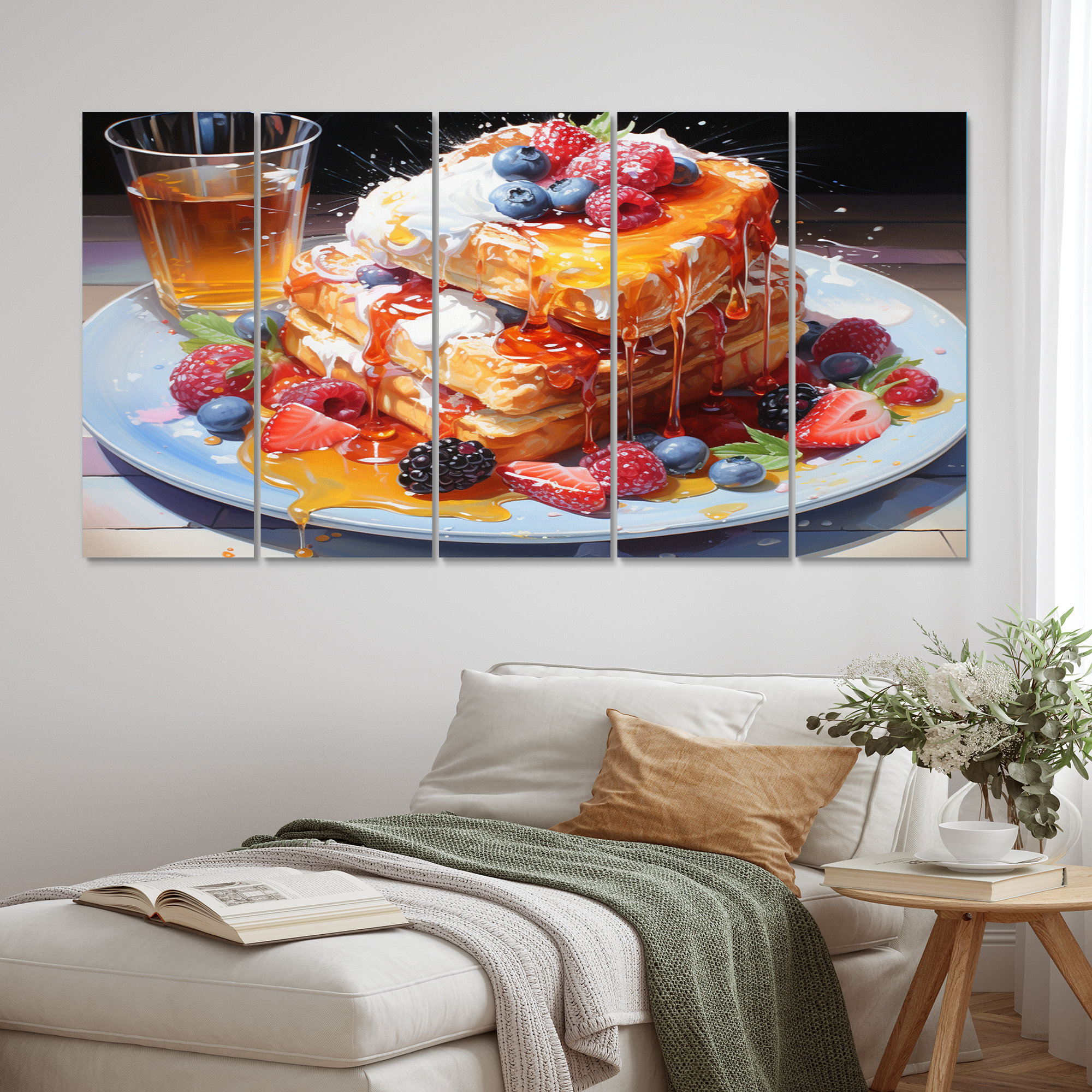 Latitude Run® Waffles And French Toast I - Food & Beverage Wall Decor ...