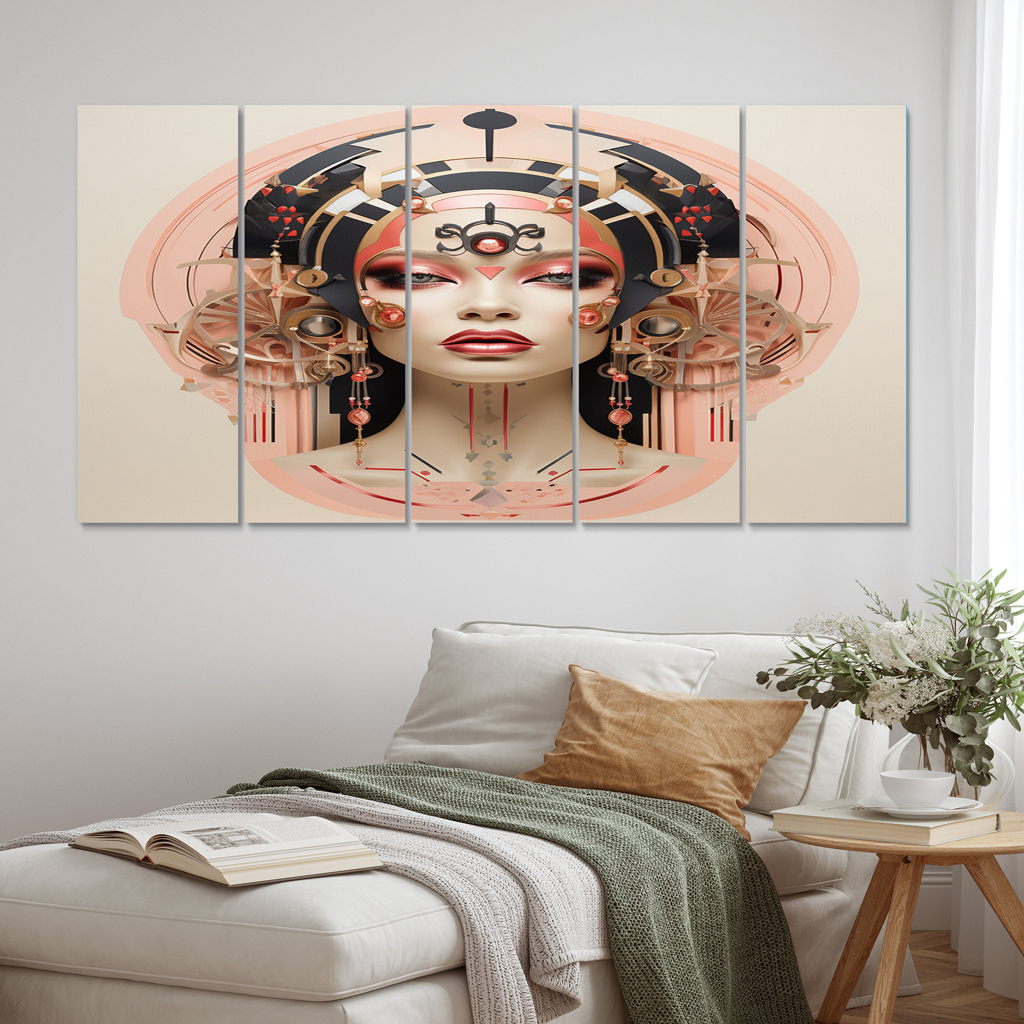 Mercer41 " Futuristic Glam Model In Pastel Pink And Gold VII " 5 ...