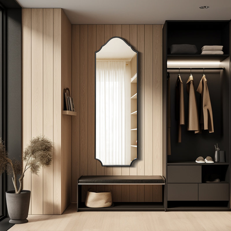 Red Barrel Studio® Lilith Metal Full Length Leaner Mirror & Reviews ...