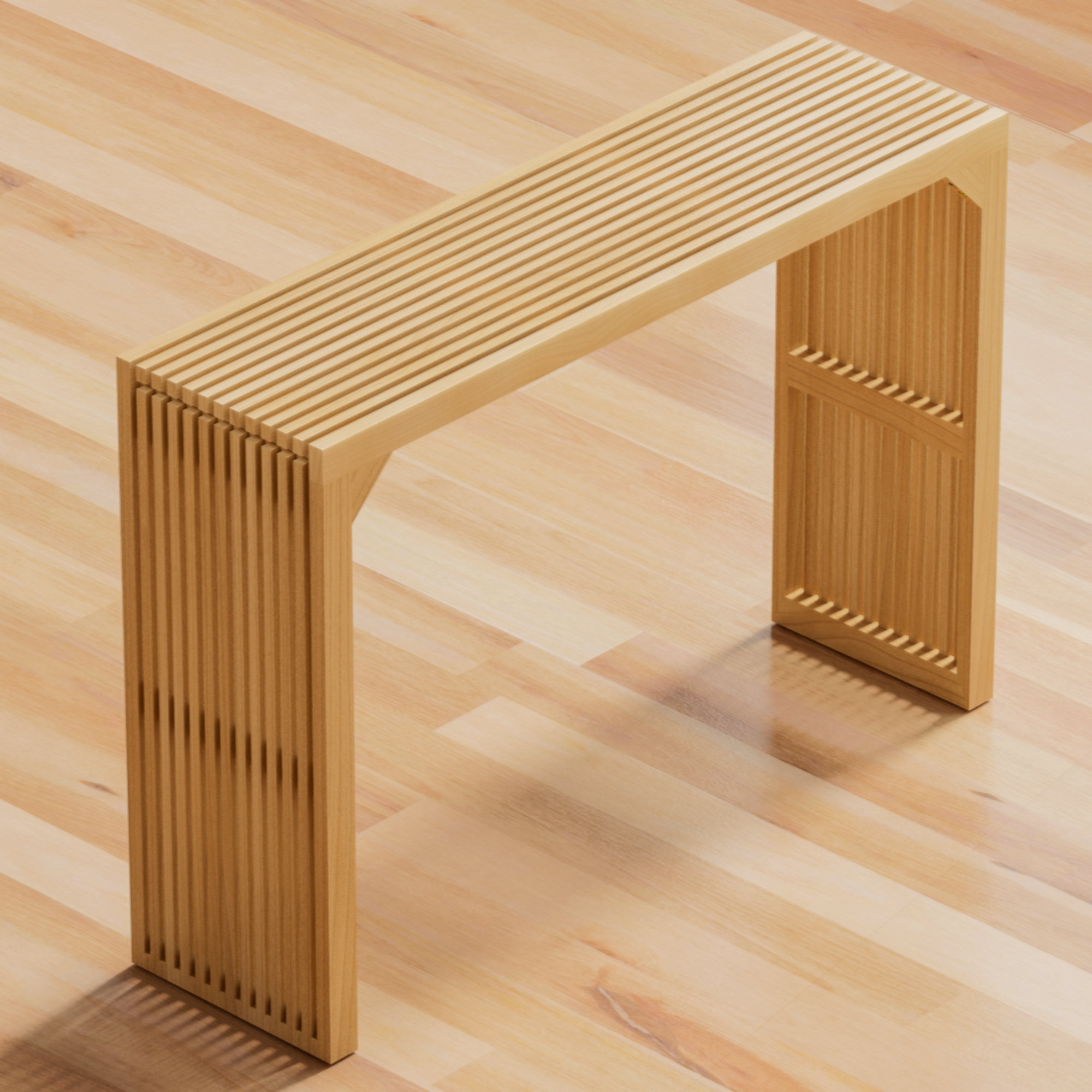 Dovecove 46" Solid Wood Narrow Console Table For Living Room, Foyer ...