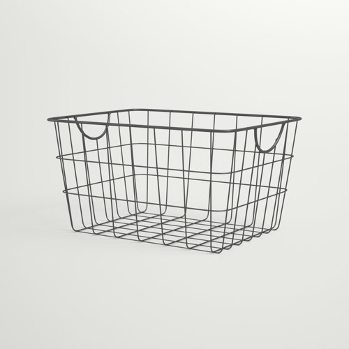 Dotted Line™ Albie Utility Metal/Wire Basket & Reviews | Wayfair
