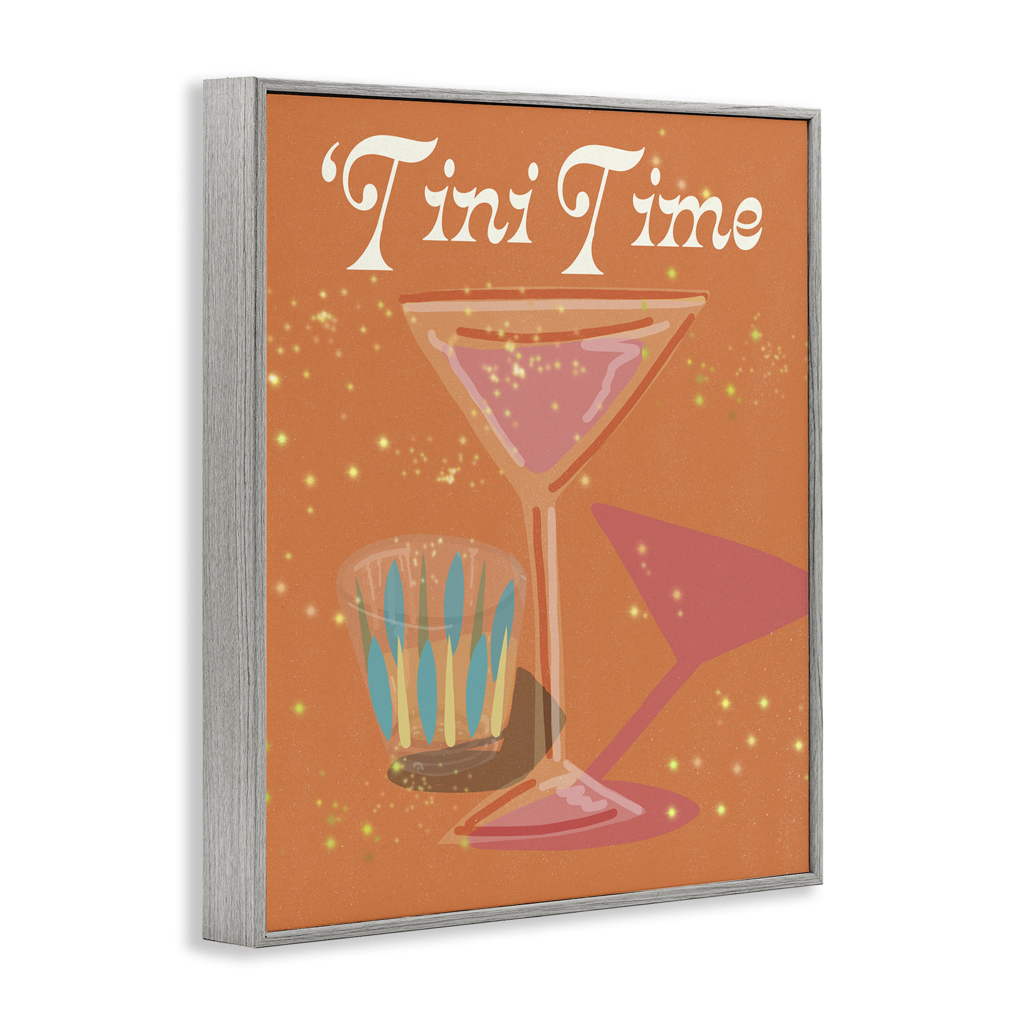 George Oliver Tini Time Cocktail Giclee Art by Jen Bucheli | Wayfair