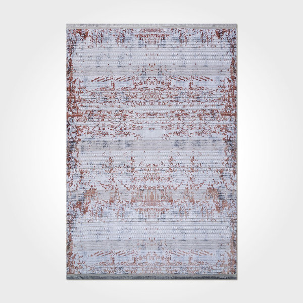 Williston Forge Jaretzy Machine Woven Wool Grey Rug | Wayfair