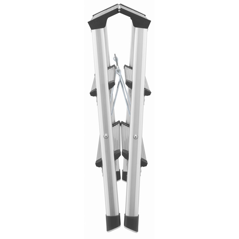 Hailo USA Inc. 3-Step Aluminum Step Stool with 330 lb. Load Capacity ...