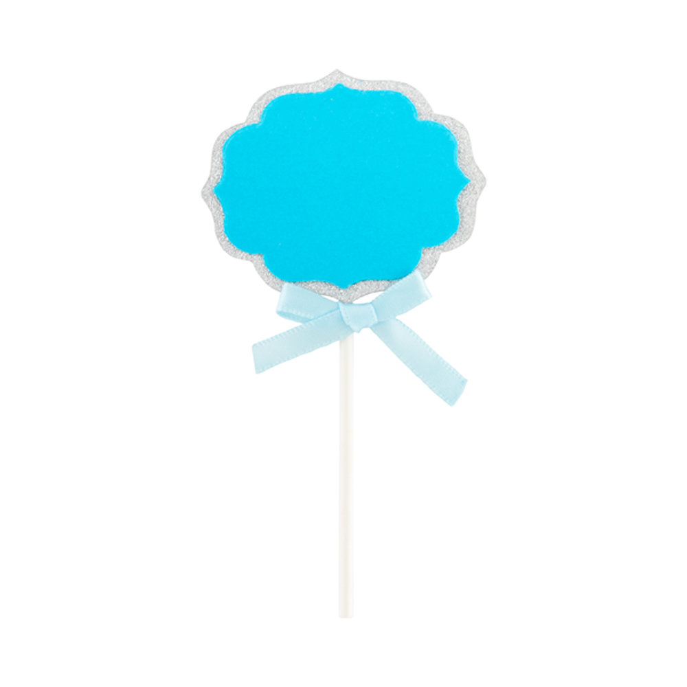 Restaurantware 100 Piece Top Cake Blue Paper DIY Personalized Cake ...
