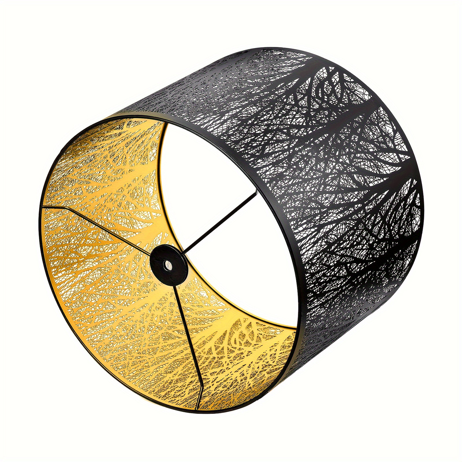 Union Rustic Etched woods iron cover (black outside and gold inside ...