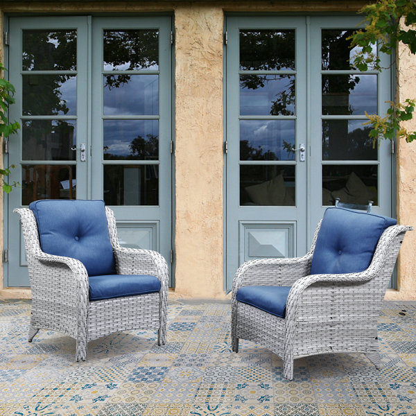 Red Barrel Studio® Shamoria Wicker Outdoor Lounge Chair - Wayfair Canada