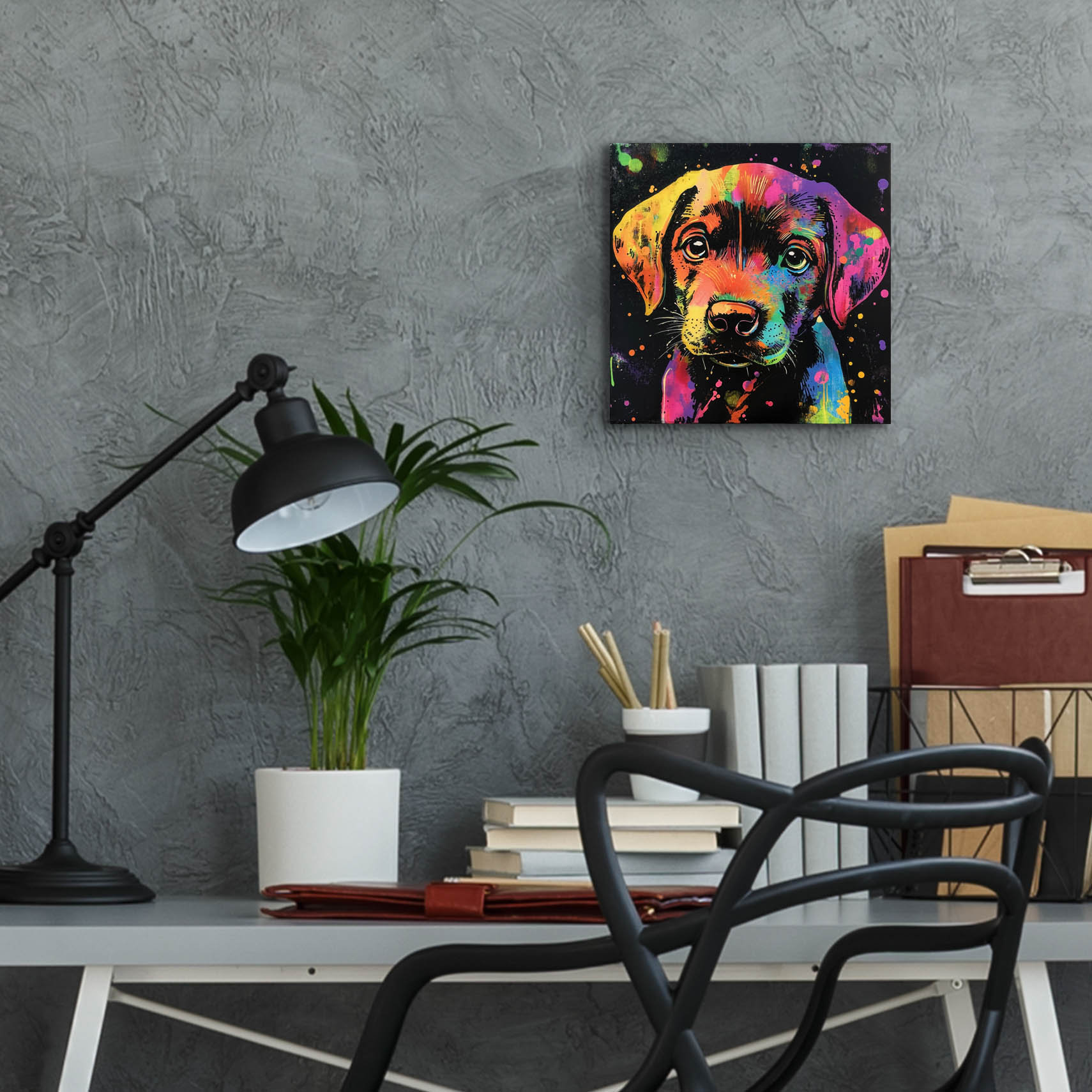 Winston Porter 'Woof Labrador Retriever' by Rich Monet Acrylic Glass ...