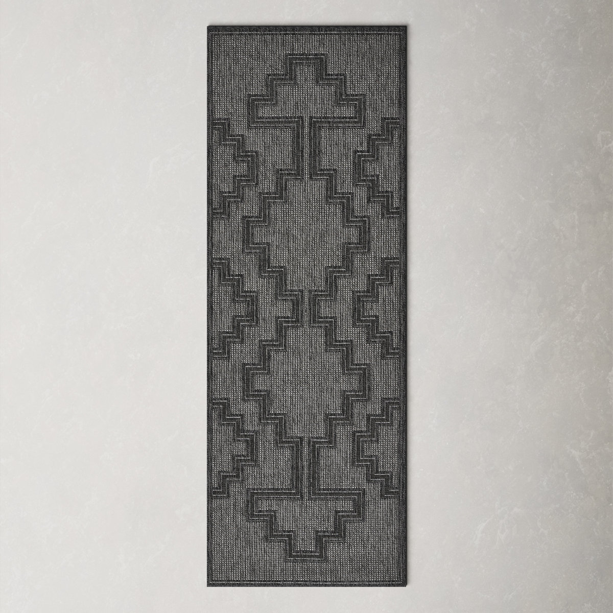 AllModern Ava Moroccan Charcoal Indoor / Outdoor Area Rug & Reviews ...