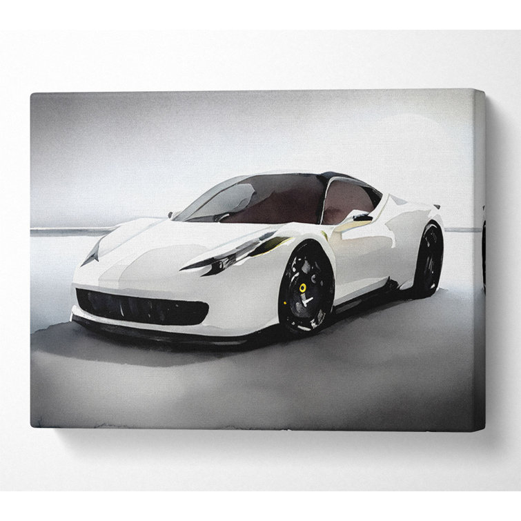 17 Stories Oakley Design Ferrari 458 Italia - Wrapped Canvas Art Prints ...