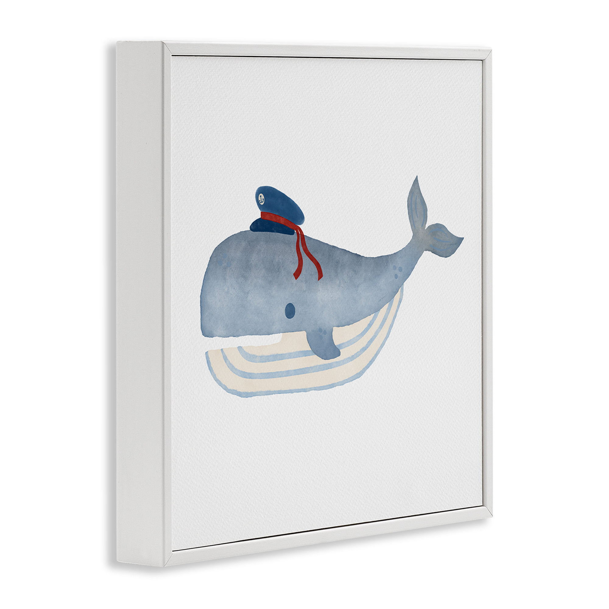 Ophelia & Co. Captain Whale with Hat Framed Giclee Art by Carrie ...