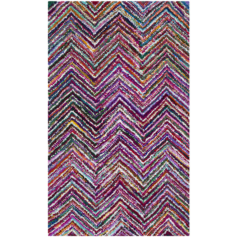 Bungalow Rose Anaheim Hand Tufted Performance Chevron Rug & Reviews ...