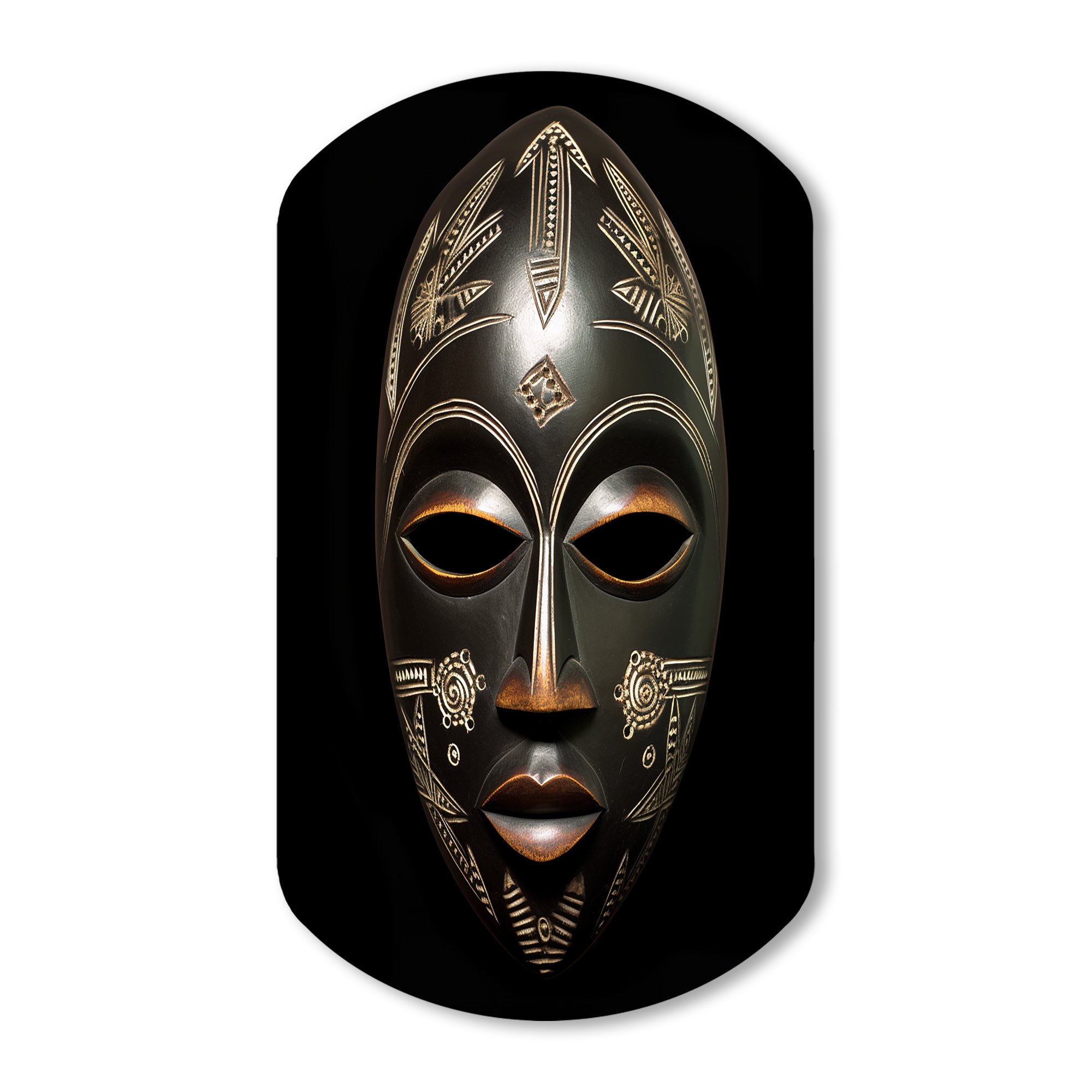 Design Art Ethnical Traditional African Mask V - African Tribal ...