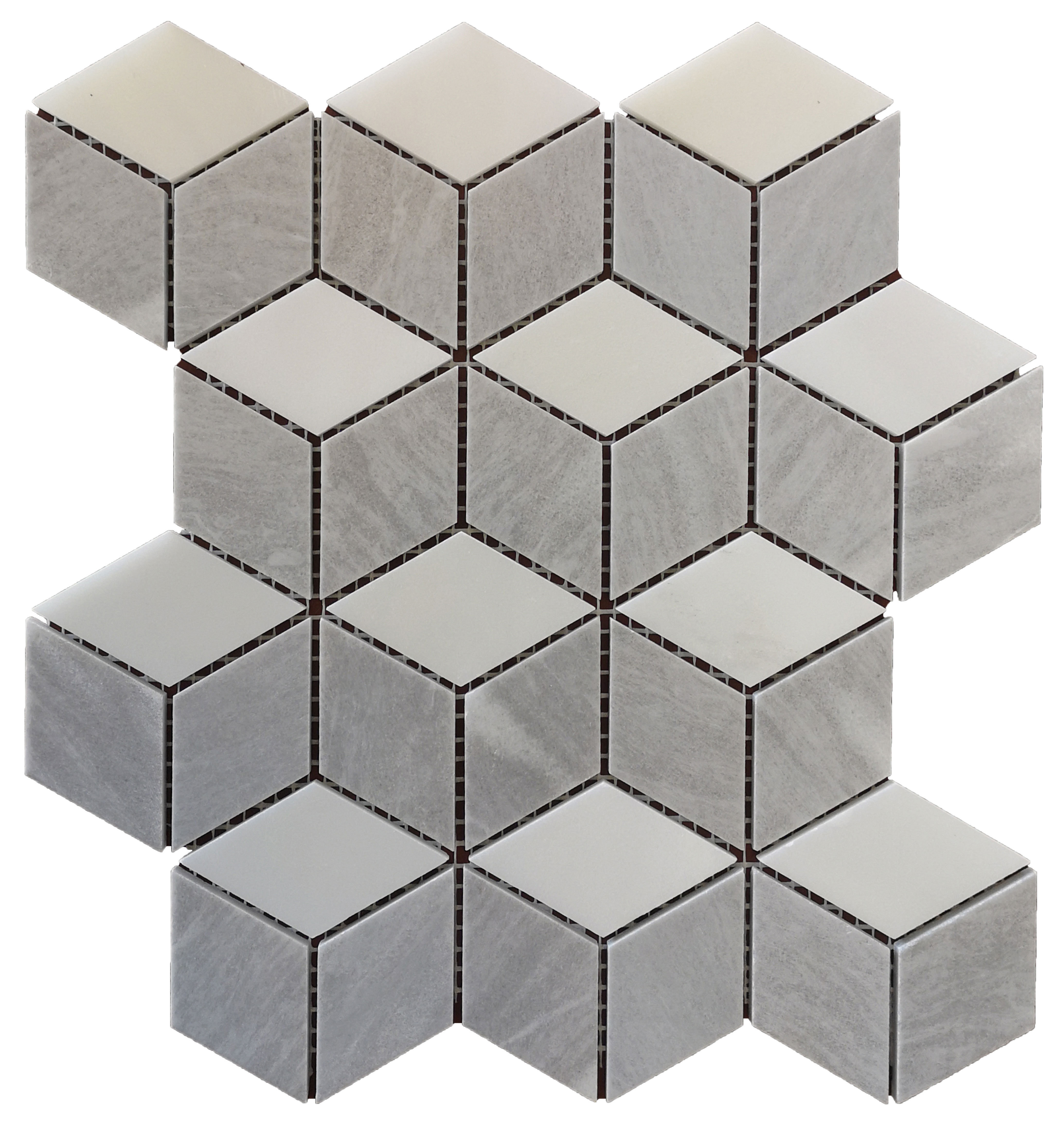 Mango Tile 12" x 12" Straight Edge Natural Stone Mosaic Sheet Wall ...