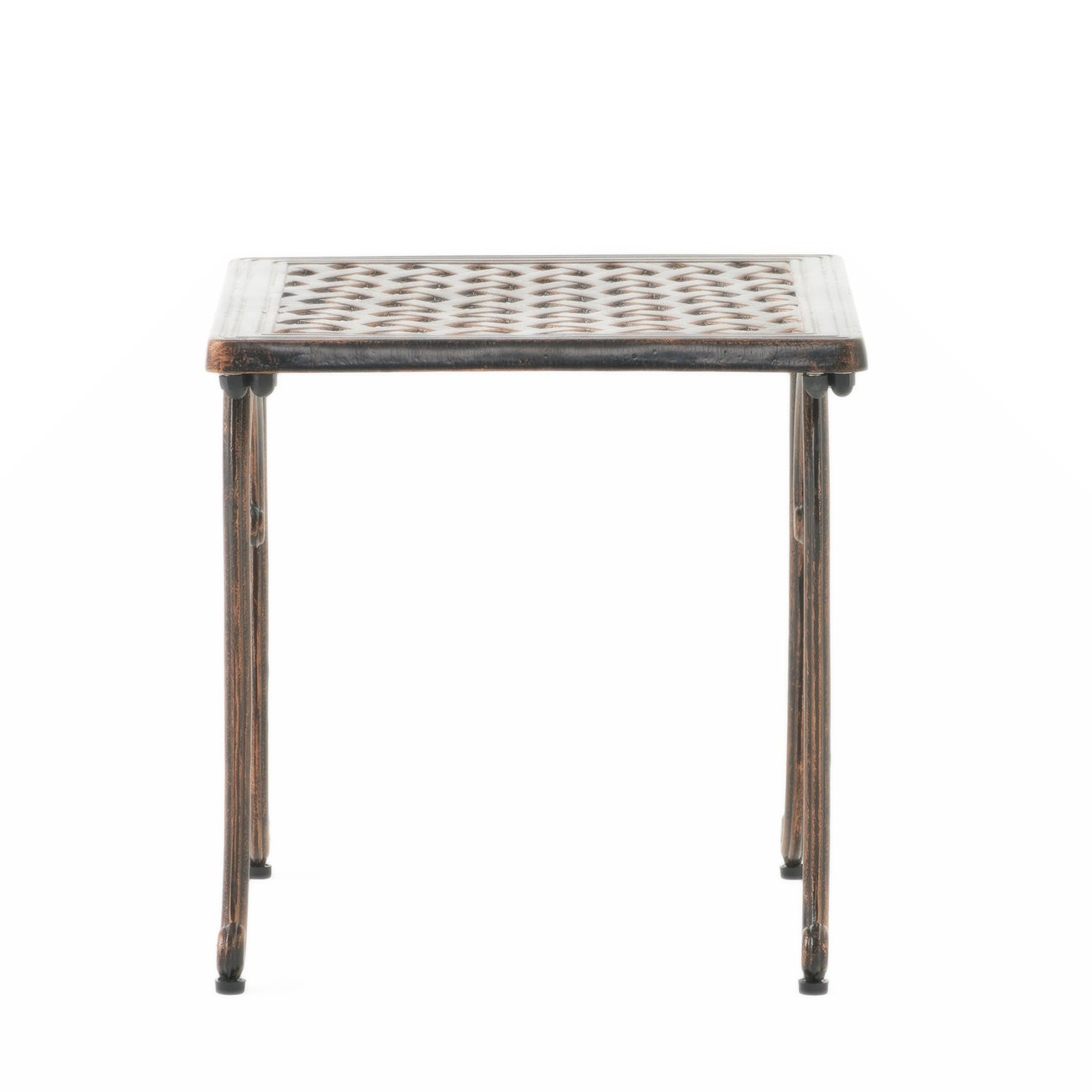 Lark Manor™ Cast End Table, Patio Table | Wayfair