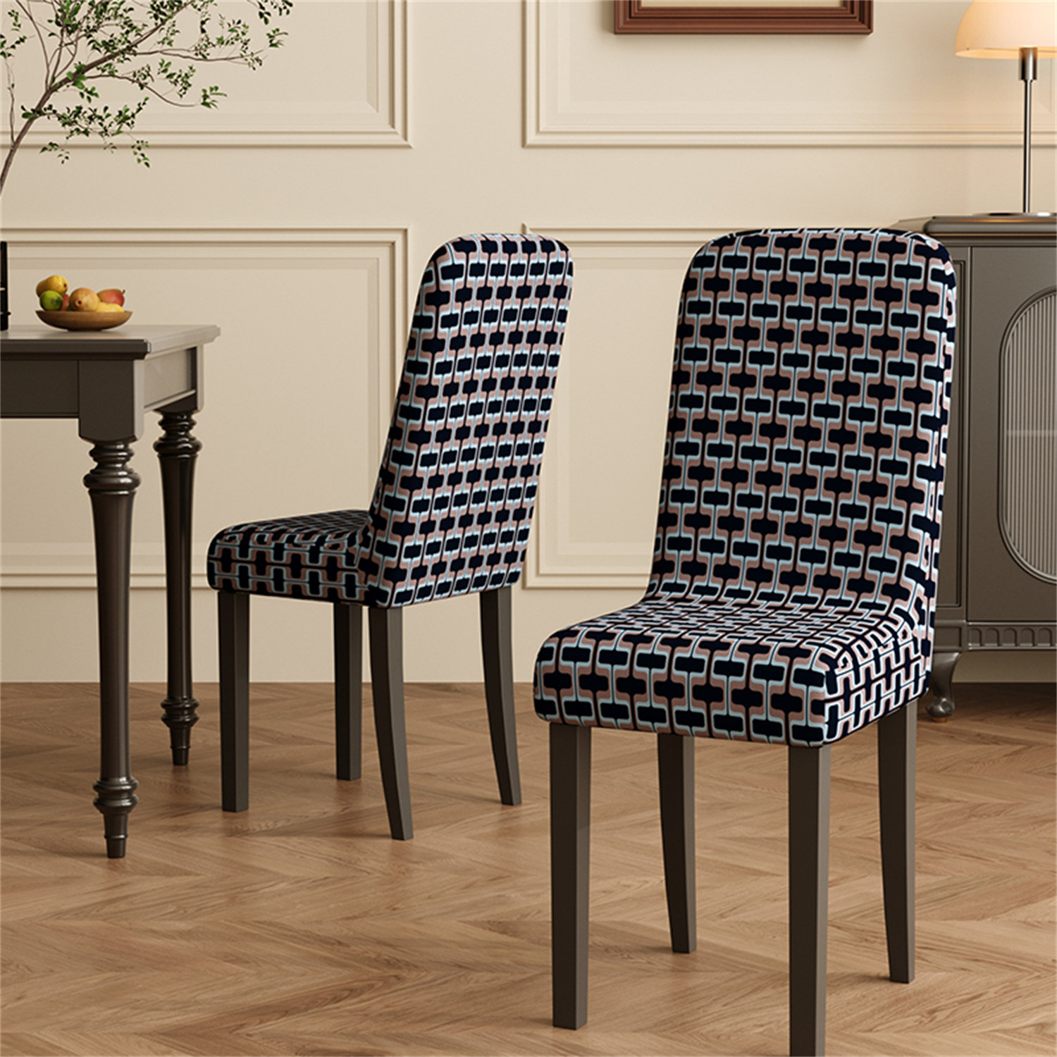 Latitude Run® Polyester Dining Chair Slipcover | Wayfair