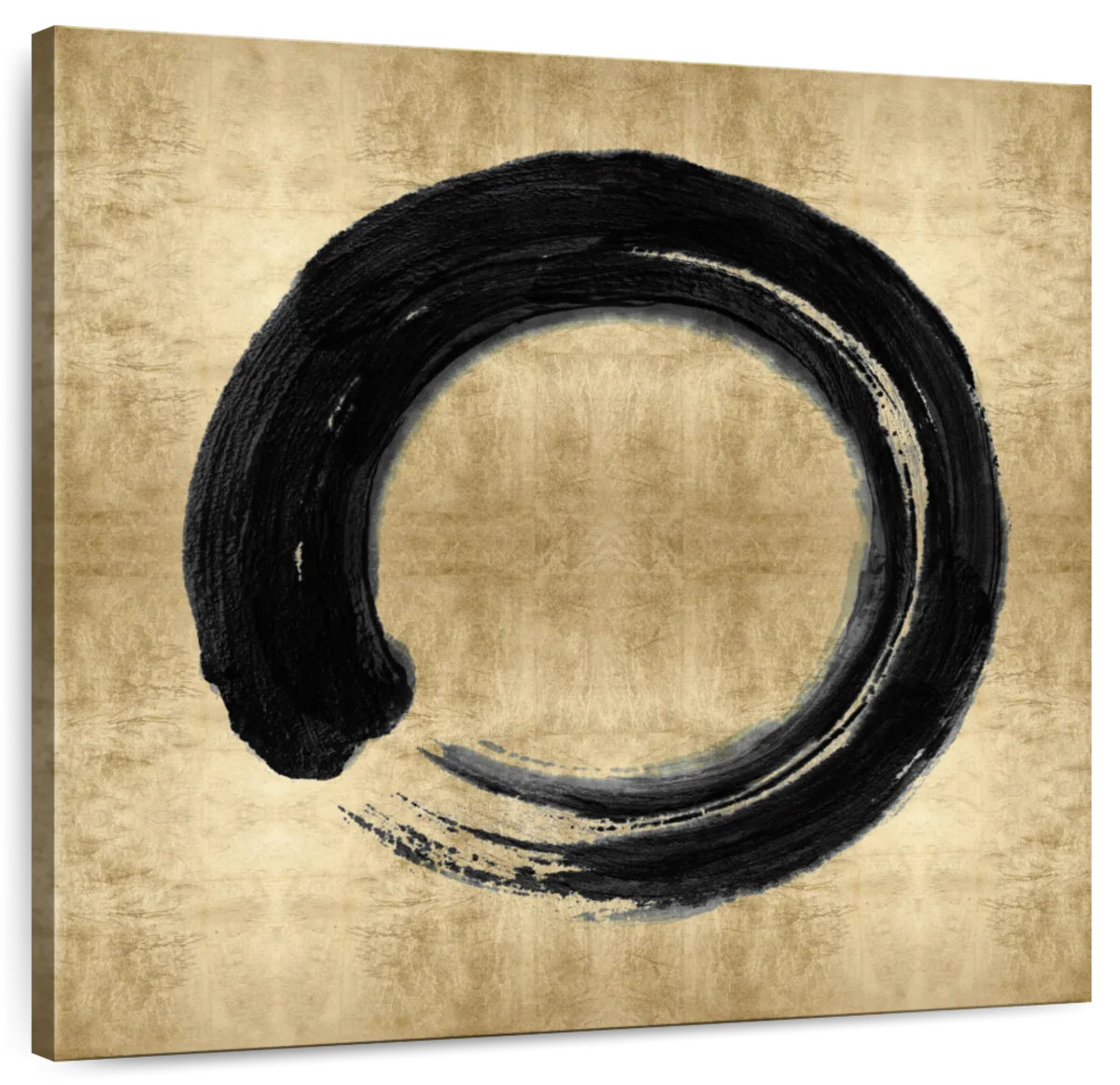 Wade Logan Black Zen Circle On Gold I - Wayfair Canada