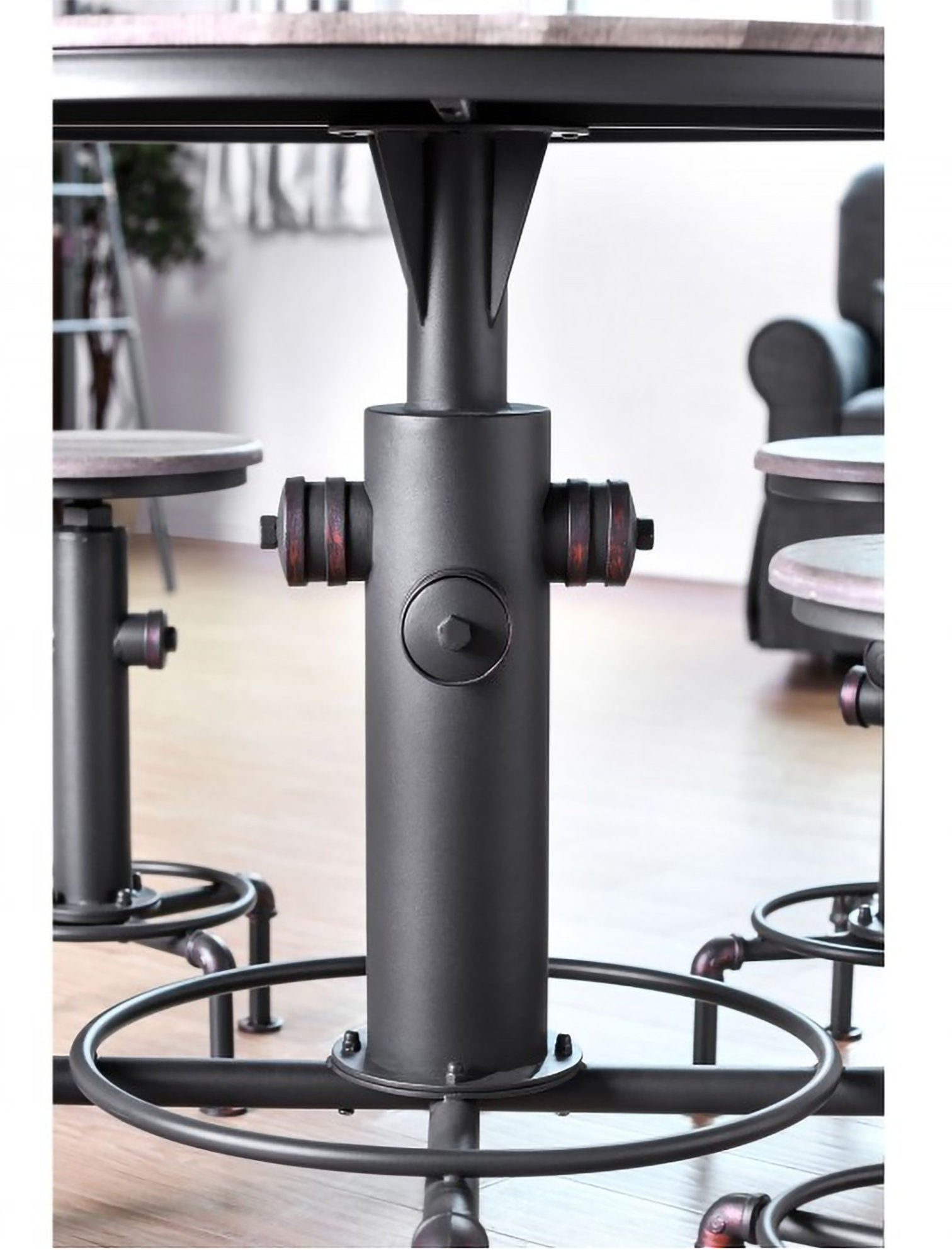 Williston Forge Jaeven Round Metal Base Dining Table - Wayfair Canada