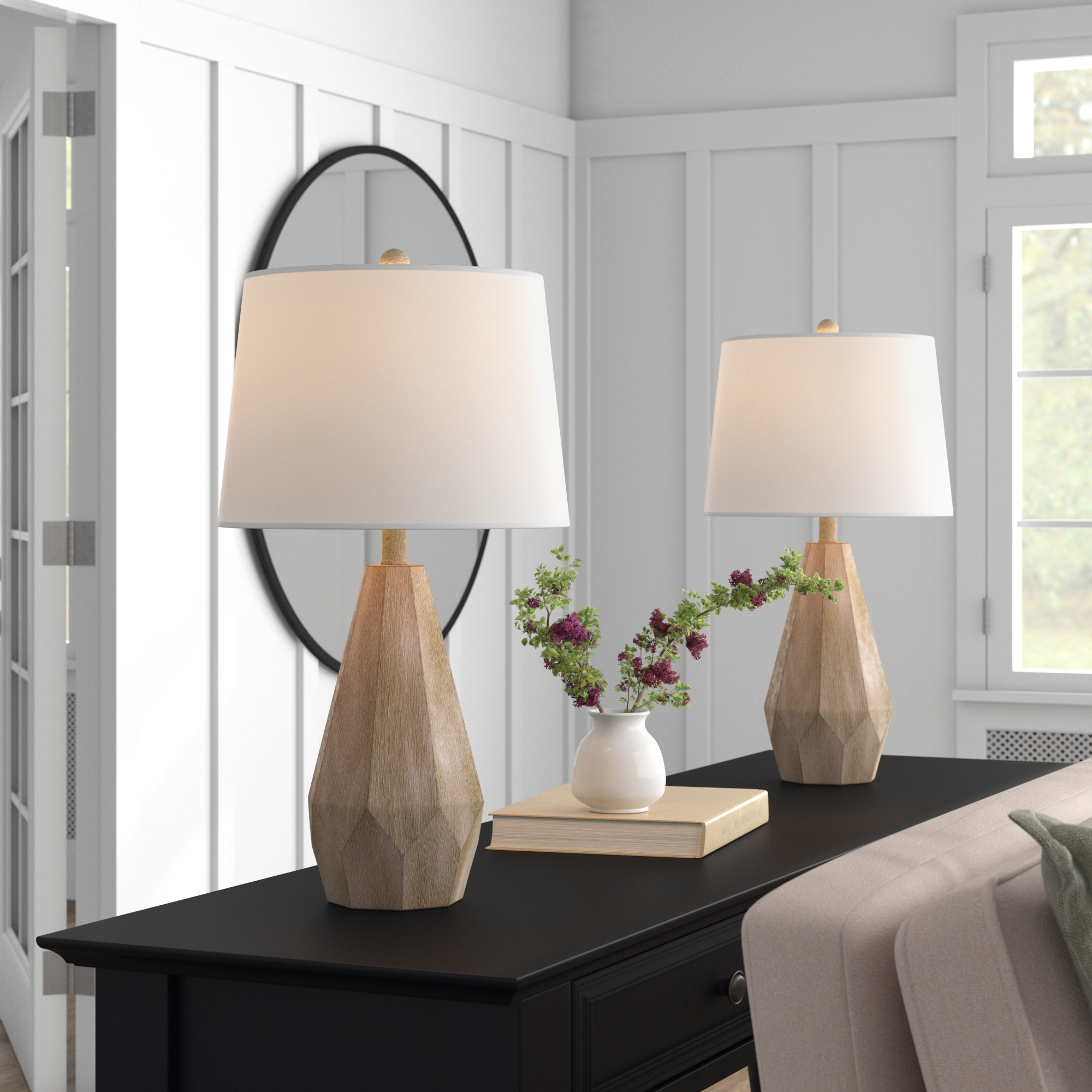 Laurel Foundry Modern Farmhouse® Van Horne 26" Polyresin Dimmable Table ...