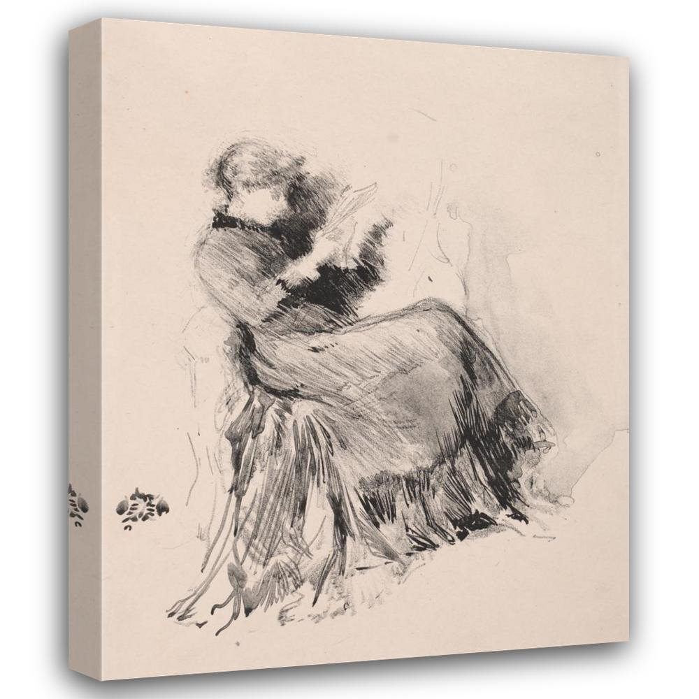 Lark Manor™ "Study" by James Abbott Mcneill Whistler - Gallery Wrap ...