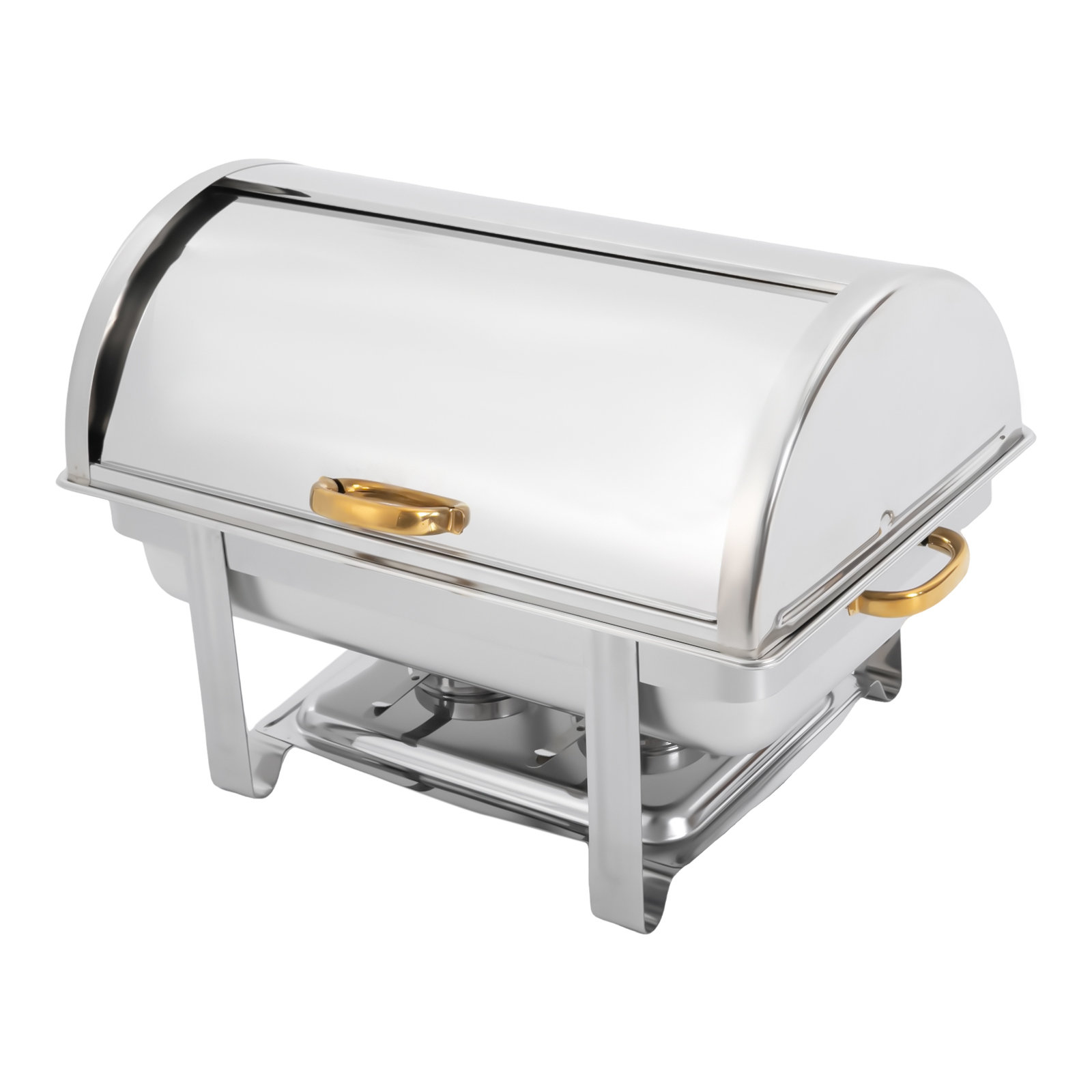 The Party Aisle™ 9.5Qt Stainless Steel Double-Compartment Chafing Dish ...