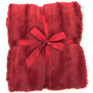 Red Blankets & Throws You'll Love | Wayfair