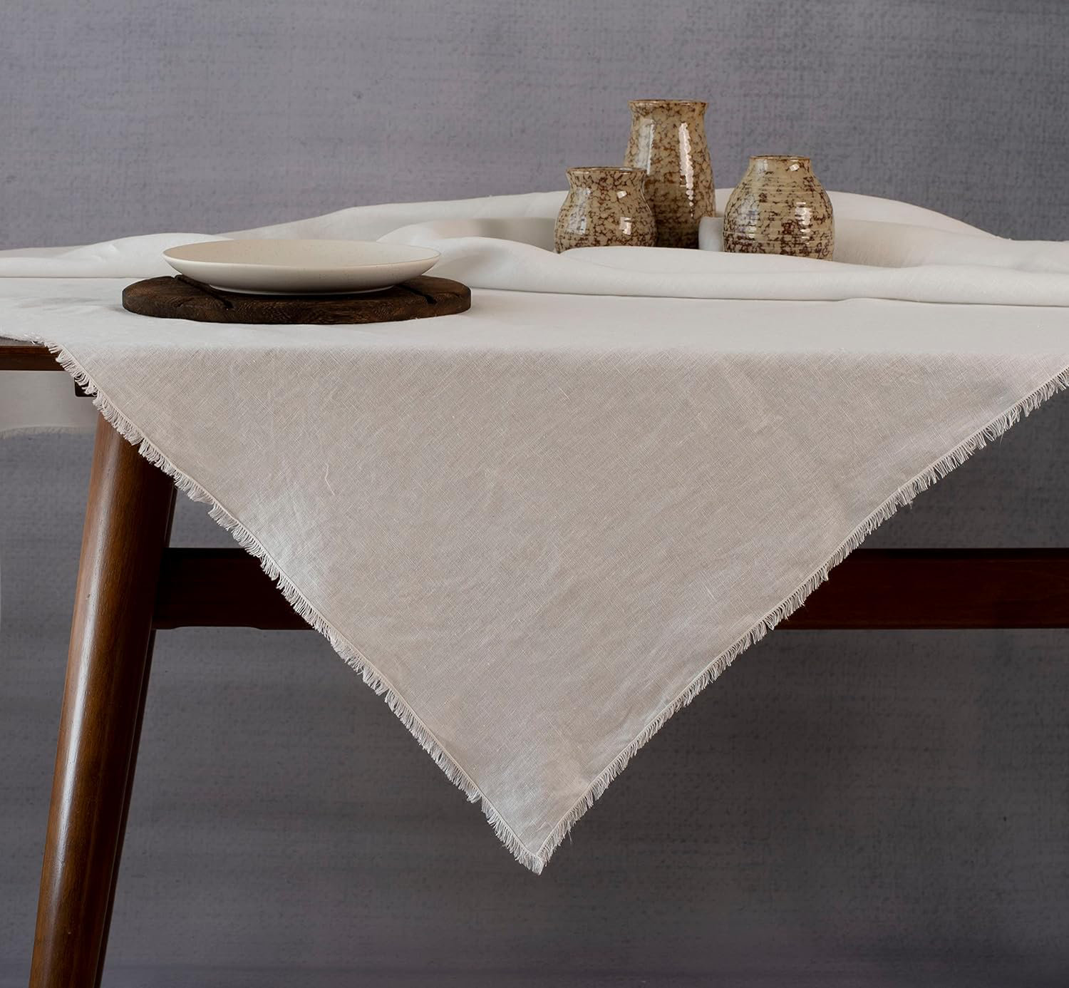Dakota Fields Linen Tablecloths For Rectangle Tables | Wayfair