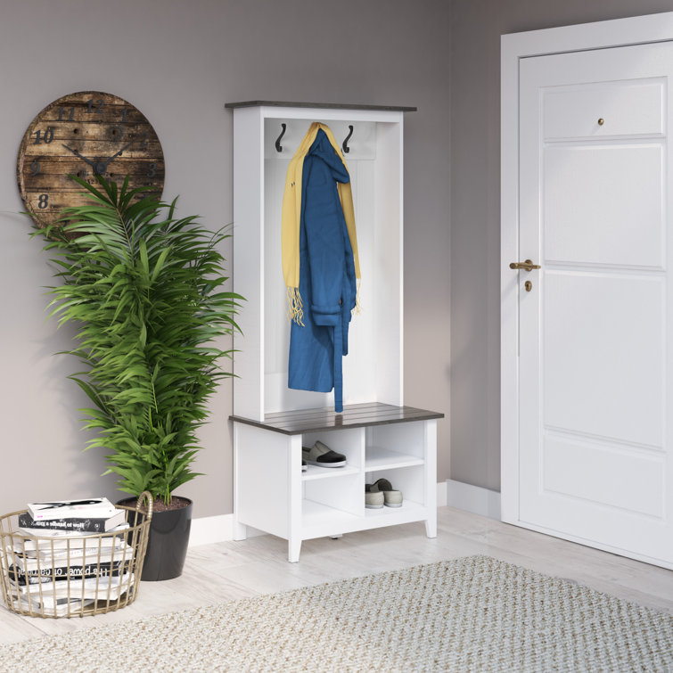 Laurel Foundry Modern Farmhouse Cleobury Hall Tree 30'' Wide with Bench ...