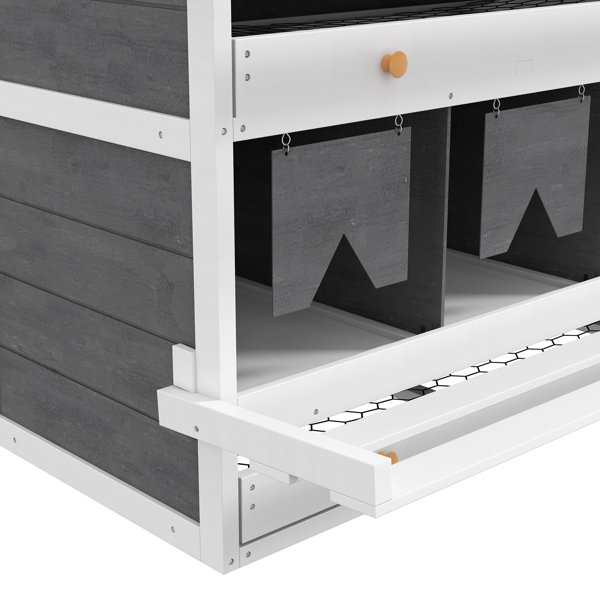 Tucker Murphy Pet™ Nesting Boxes For Chickens, 8 Compartments Wood Roll ...