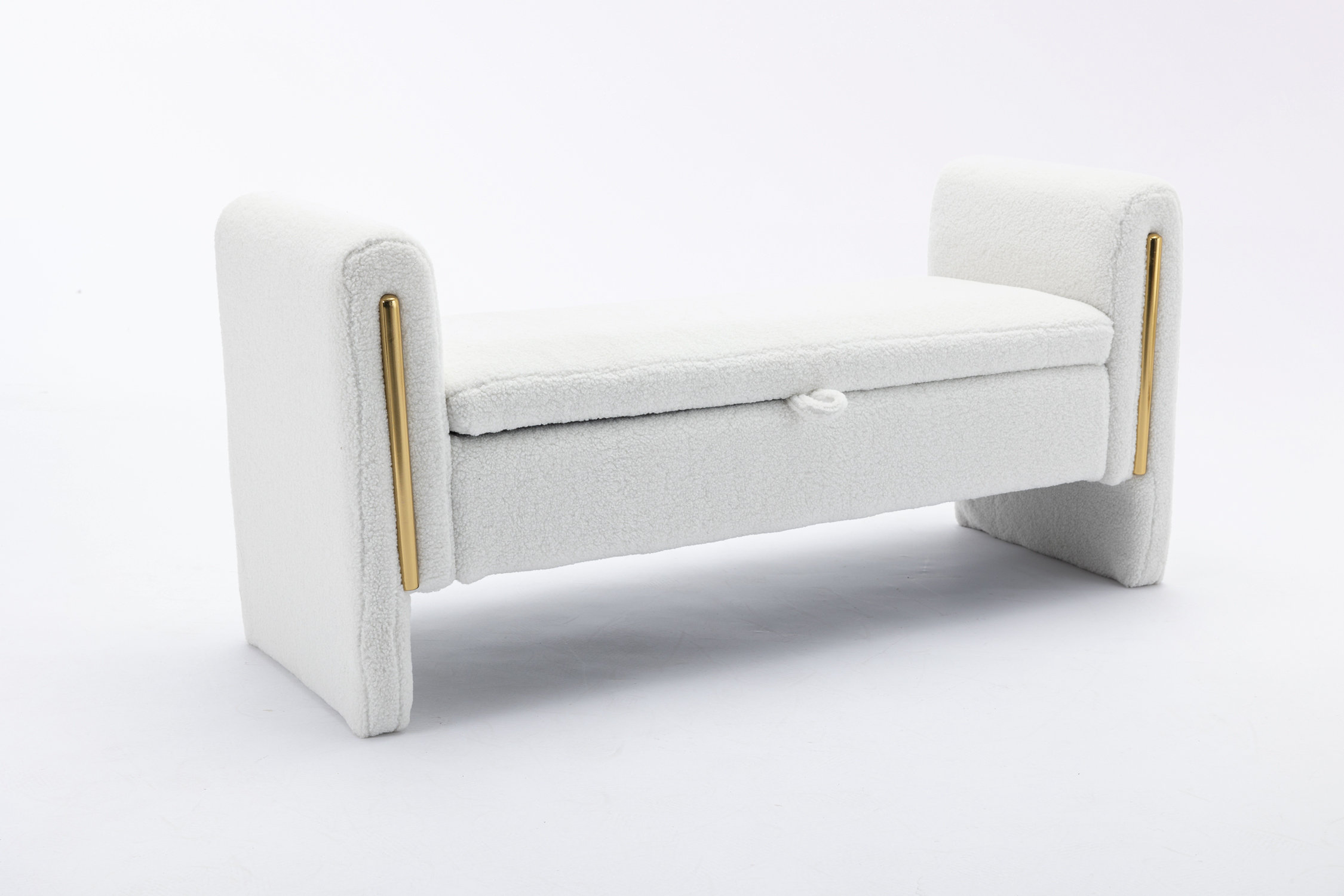 Latitude Run® Sharnette Polyester Blend Upholstered Storage Bench
