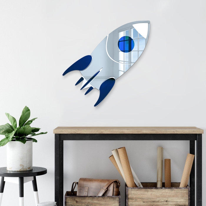 Zoomie Kids Rocket Ship Space Wall Decor | Wayfair