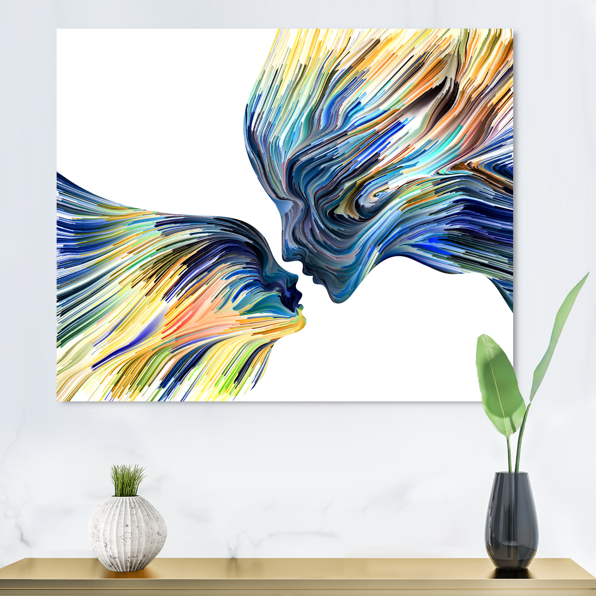 Wrought Studio Kiss Of Inner Paint Ii - Modern & Contemporary Canvas ...