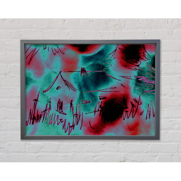 Rosalind Wheeler Poppy Sky House - Single Picture Frame Art Prints on ...