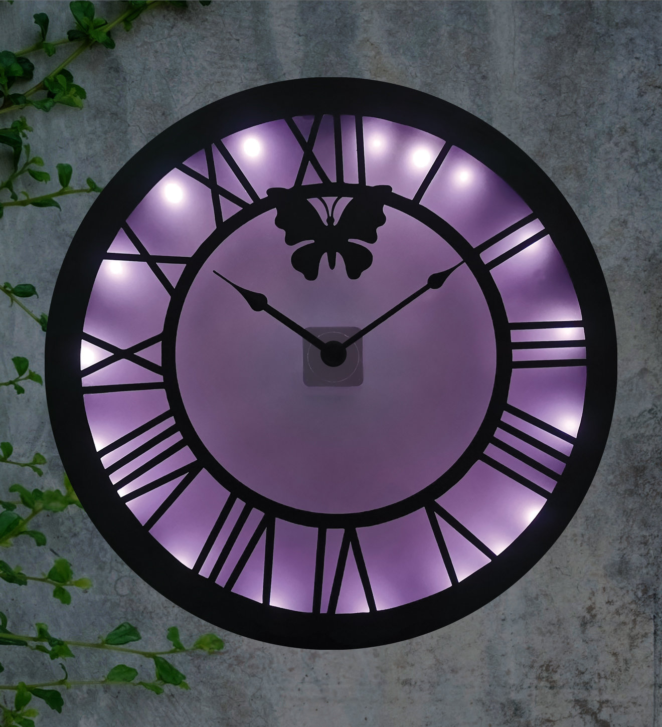 Regal Art & Gift Paradise Solar Clock - Butterfly - Wayfair Canada