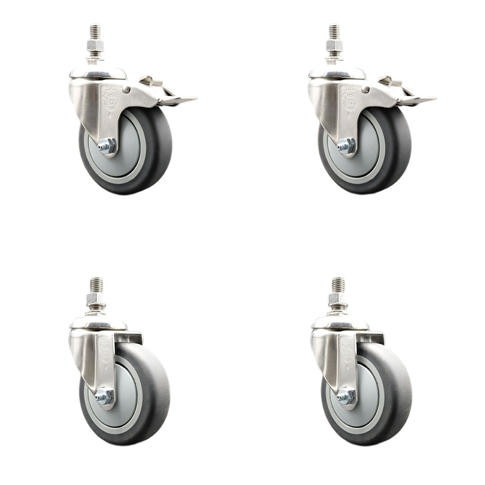 Service Caster Thermoplastic Rubber Casters | Wayfair
