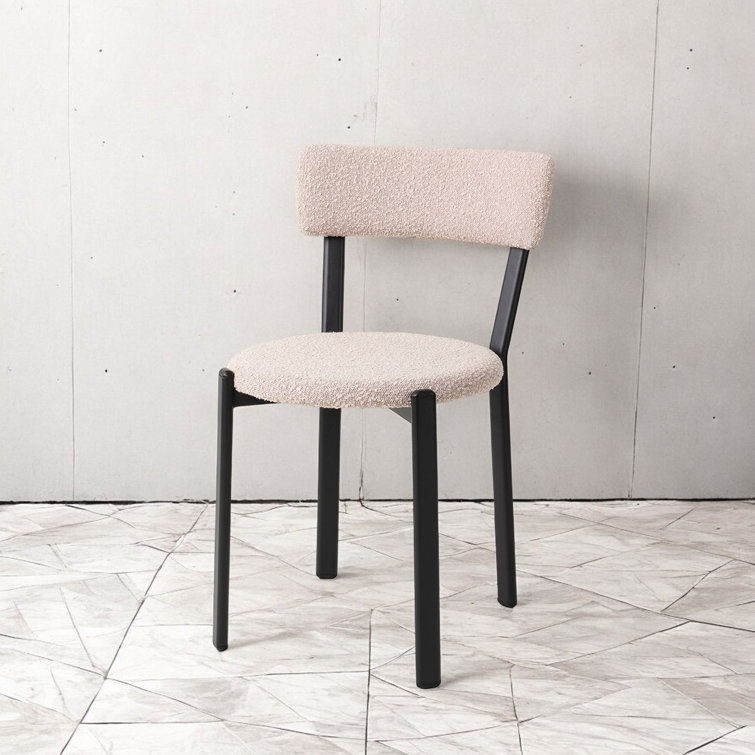 Ivy Bronx Debbey Polyester Upholstered Metal Side Chair | Wayfair.co.uk
