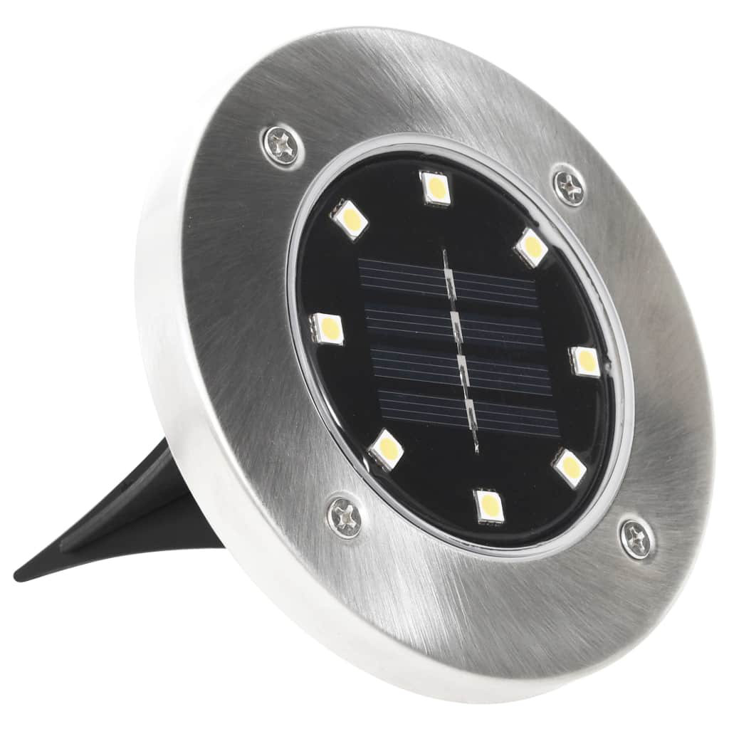 Arlmont & Co. Solar Ground Light LED in-Ground Outdoor Landscape Path ...