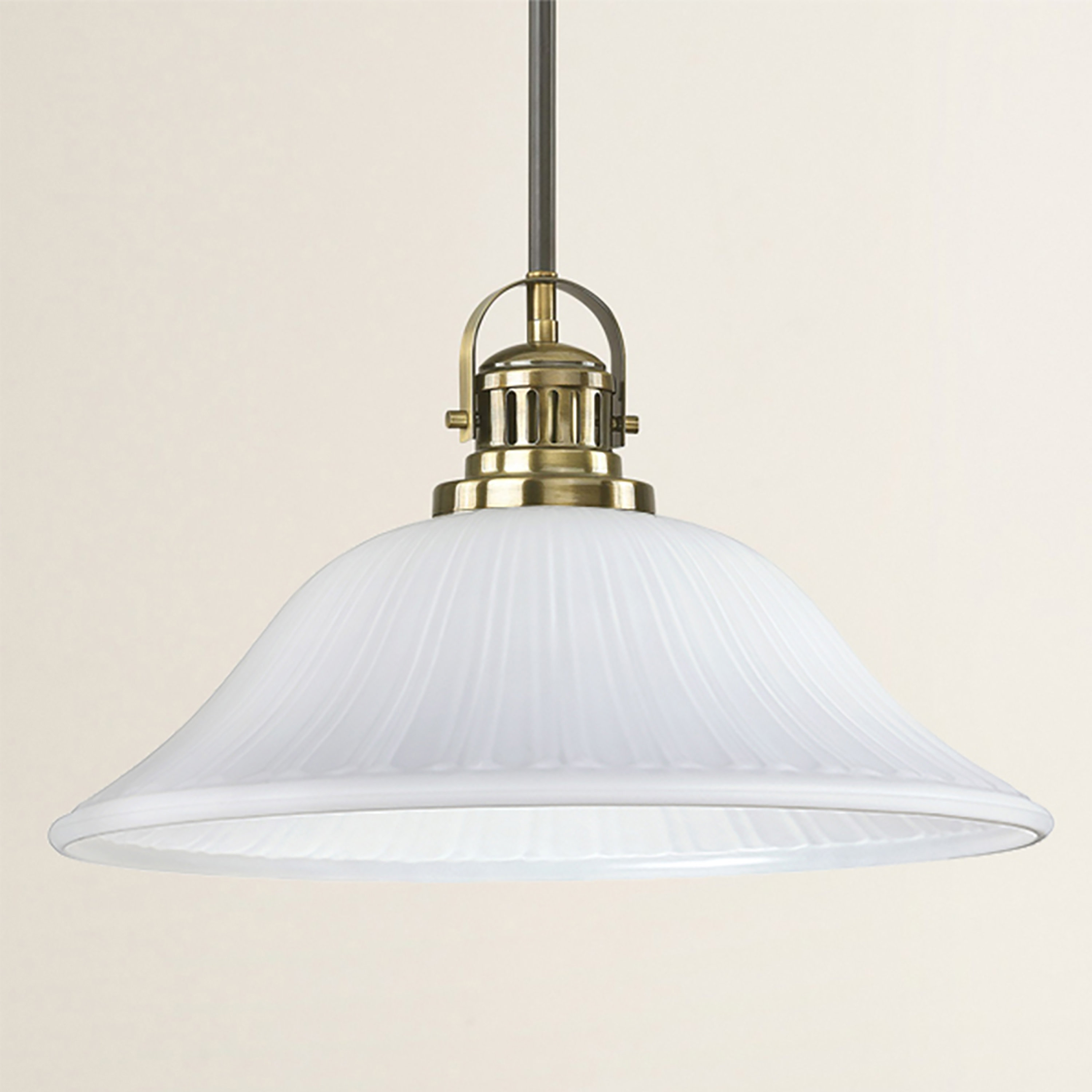 Fleur De Lis Living 6" H x 18" W Glass Ceiling Fan Bowl Shade ( Uno ...