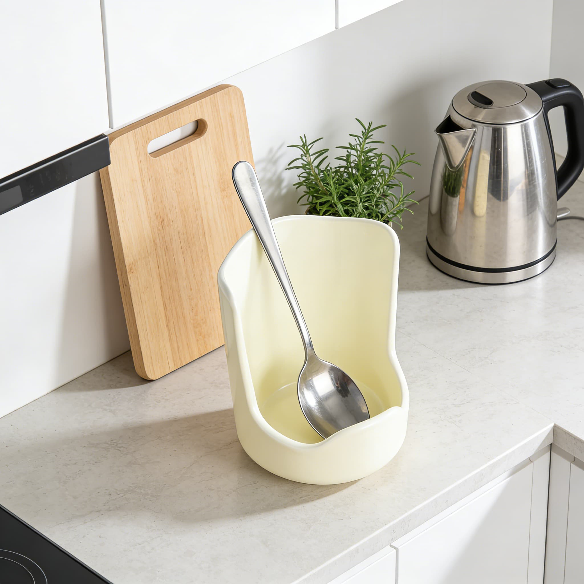 Prep & Savour Ceramic Kitchen Utensil Holder And Lid Organizer, Multi ...