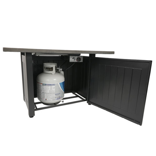 Endless Summer, The Caleb,40" X 28” Rectangular Gas Fire Table ...