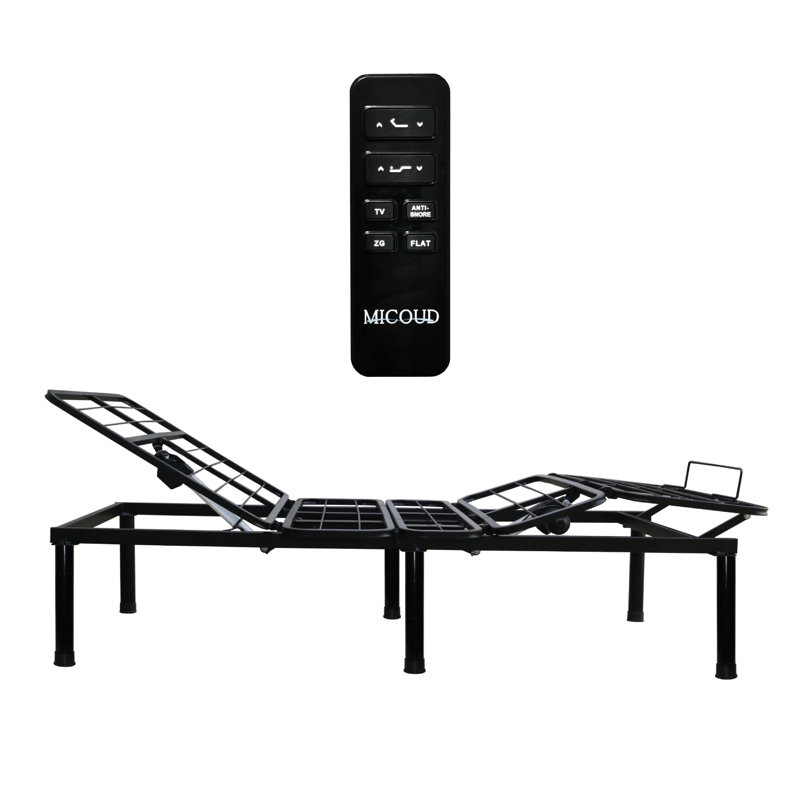 Alwyn Home Mahaska Adjustable Bed Frame, Zero Gravity, Wireless Remote ...