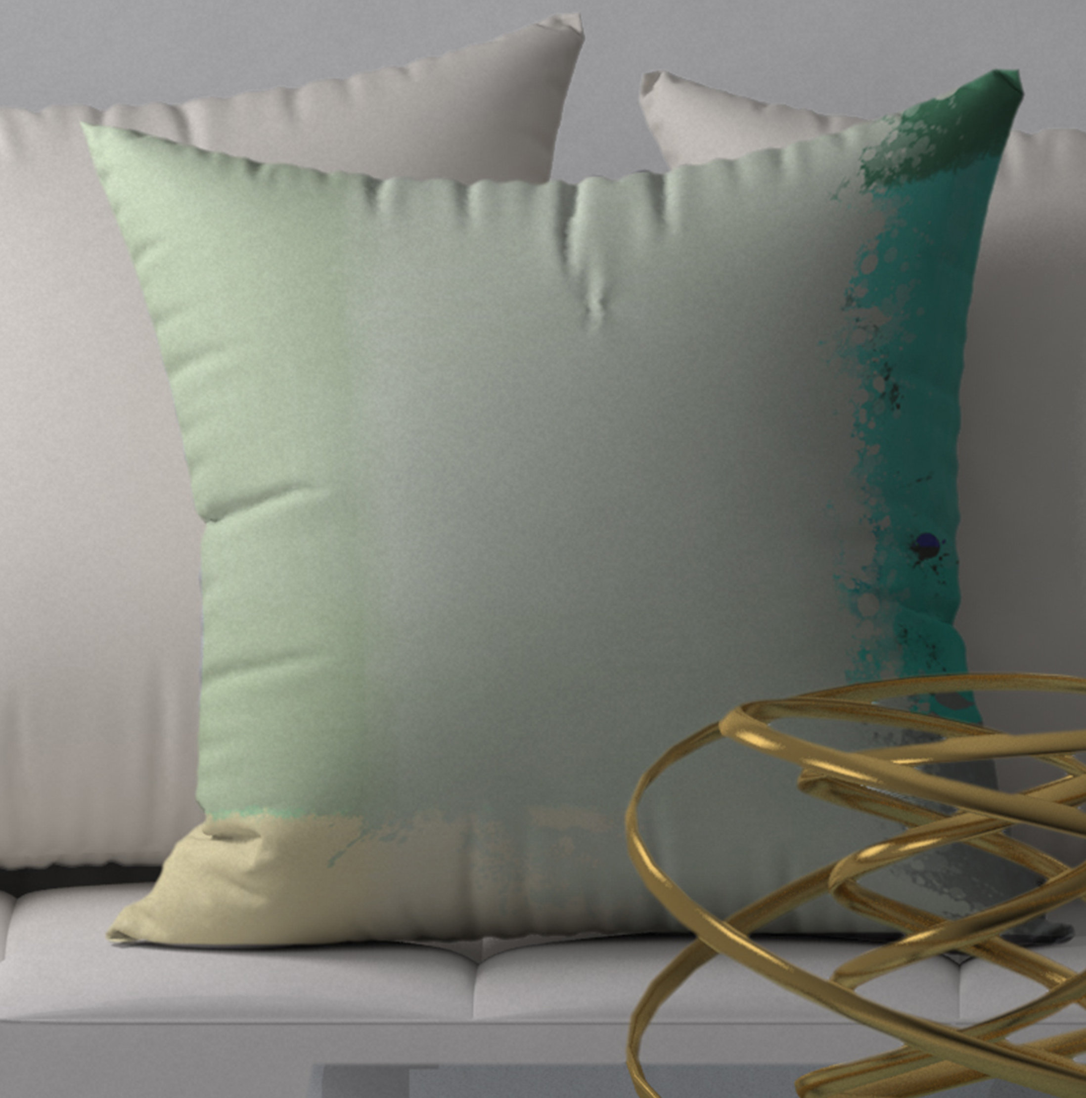 LeRoi Products Alexy Plump Kissable Square Pillow Cover & Insert | Wayfair