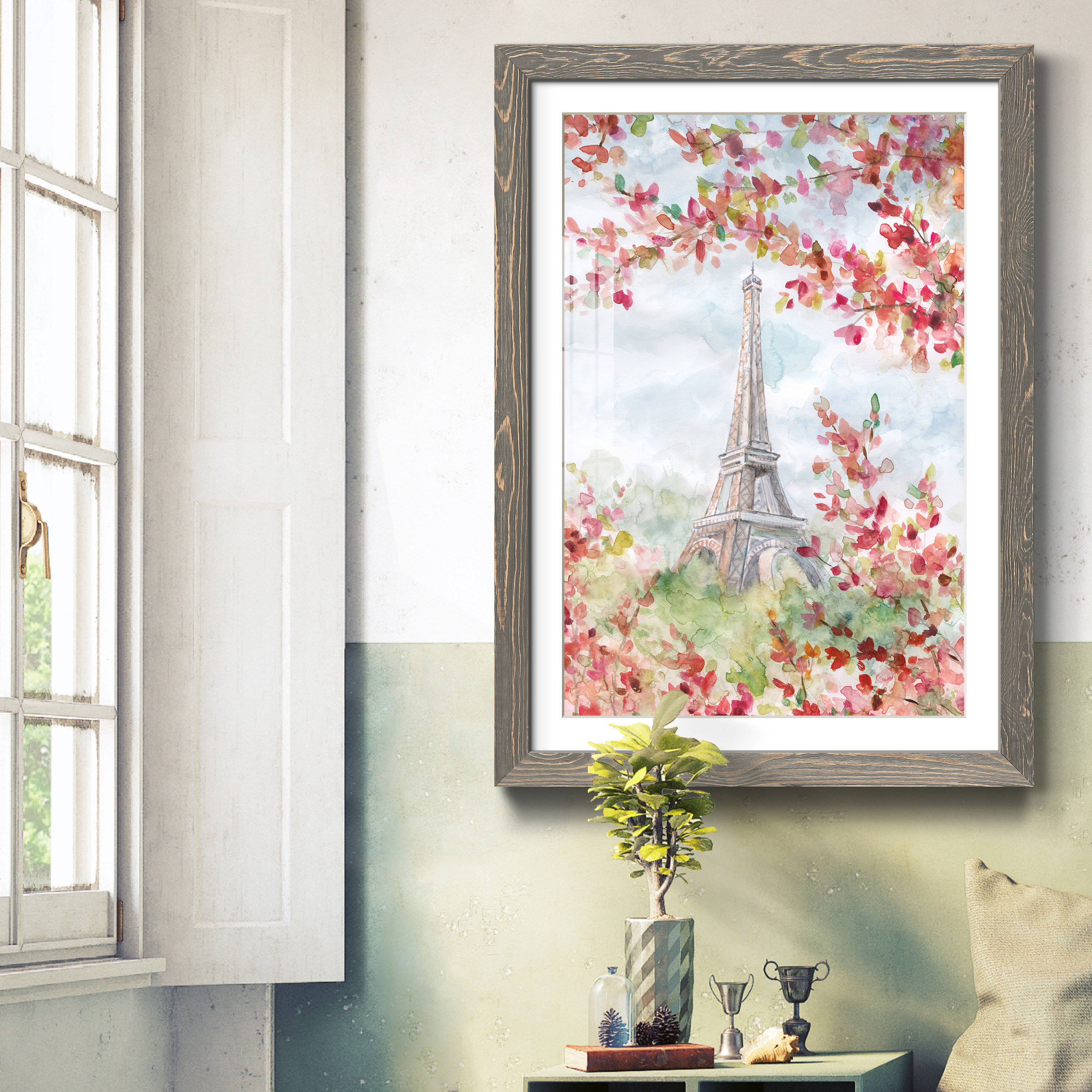 Ophelia & Co. Springtime in Paris - Picture Frame Painting Print on ...