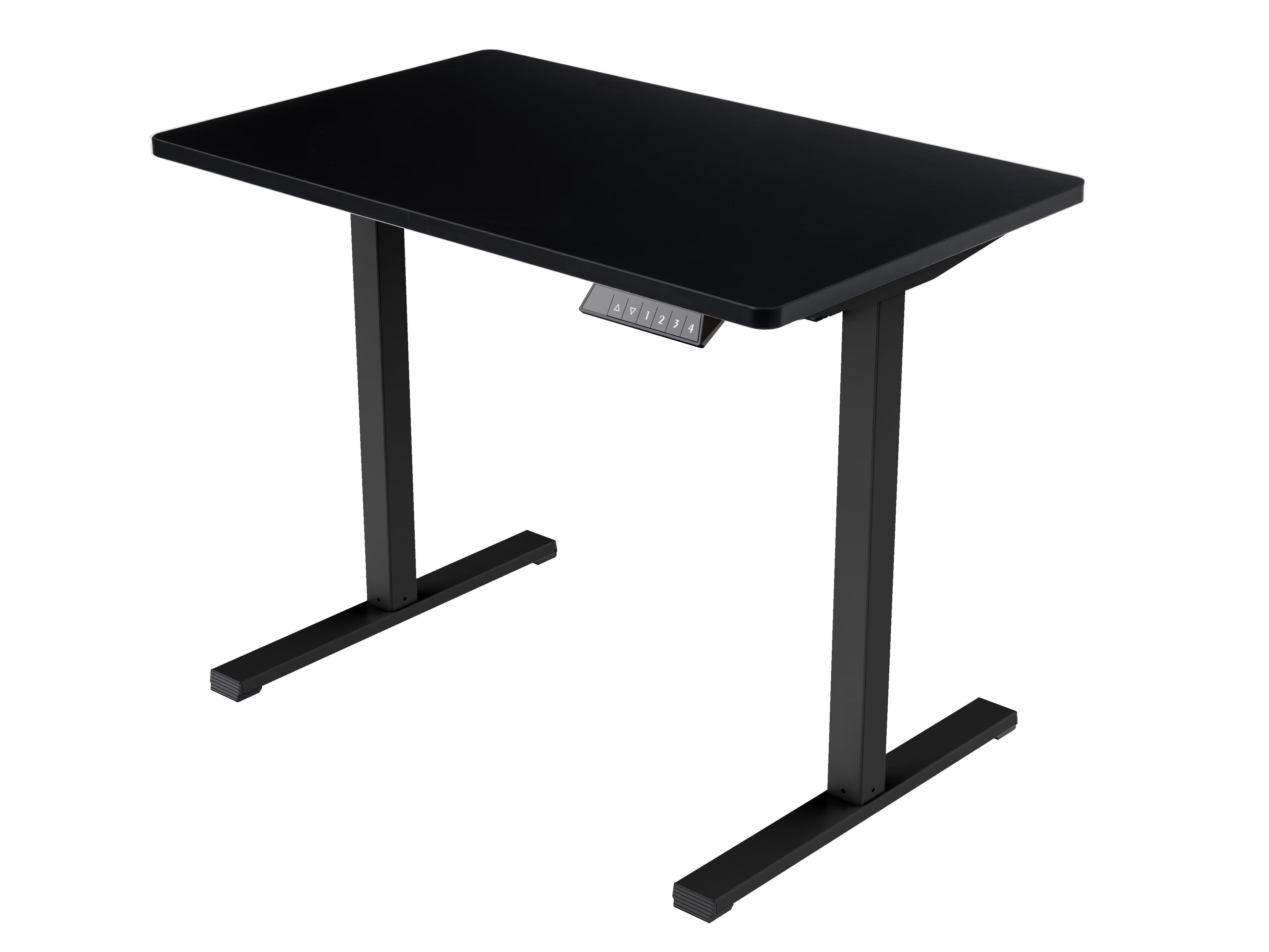 Inbox Zero Electric Standing Desk Whole Piece Adjustable Height Desk ...