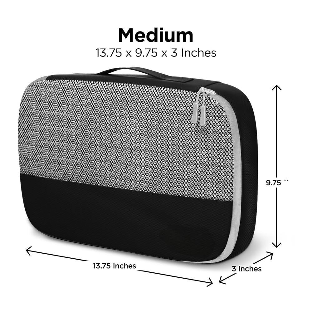 Rebrilliant Medium Packing Cubes For Suitcases - 4 Pcs Set Of Packing ...